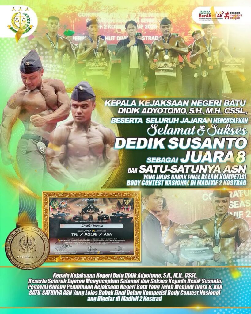 Selamat dan Sukses kepada Dedik Susanto atas Juara 8 sekaligus Satu ...
